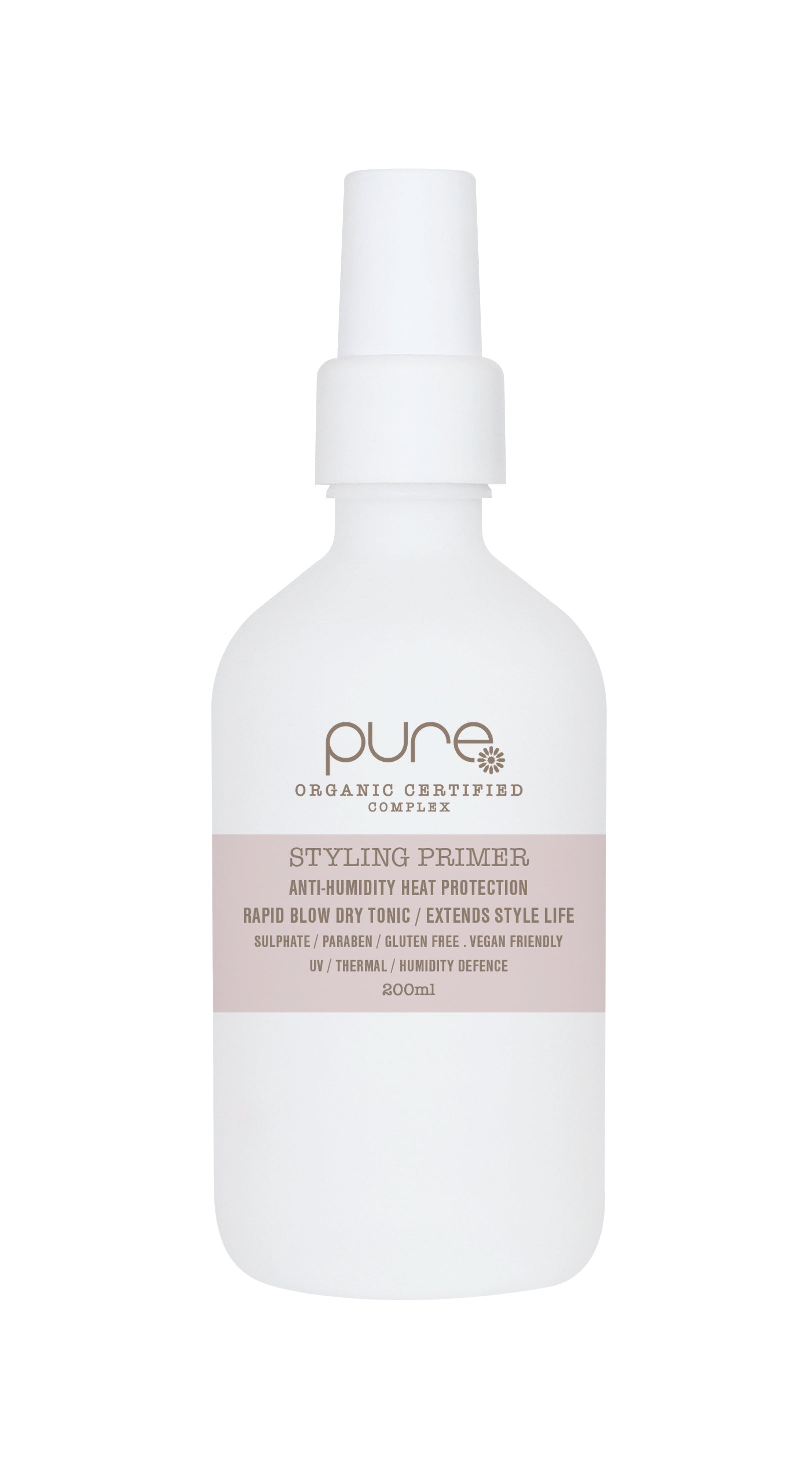 Pure Haircare Styling Primer – Curly & Blonde